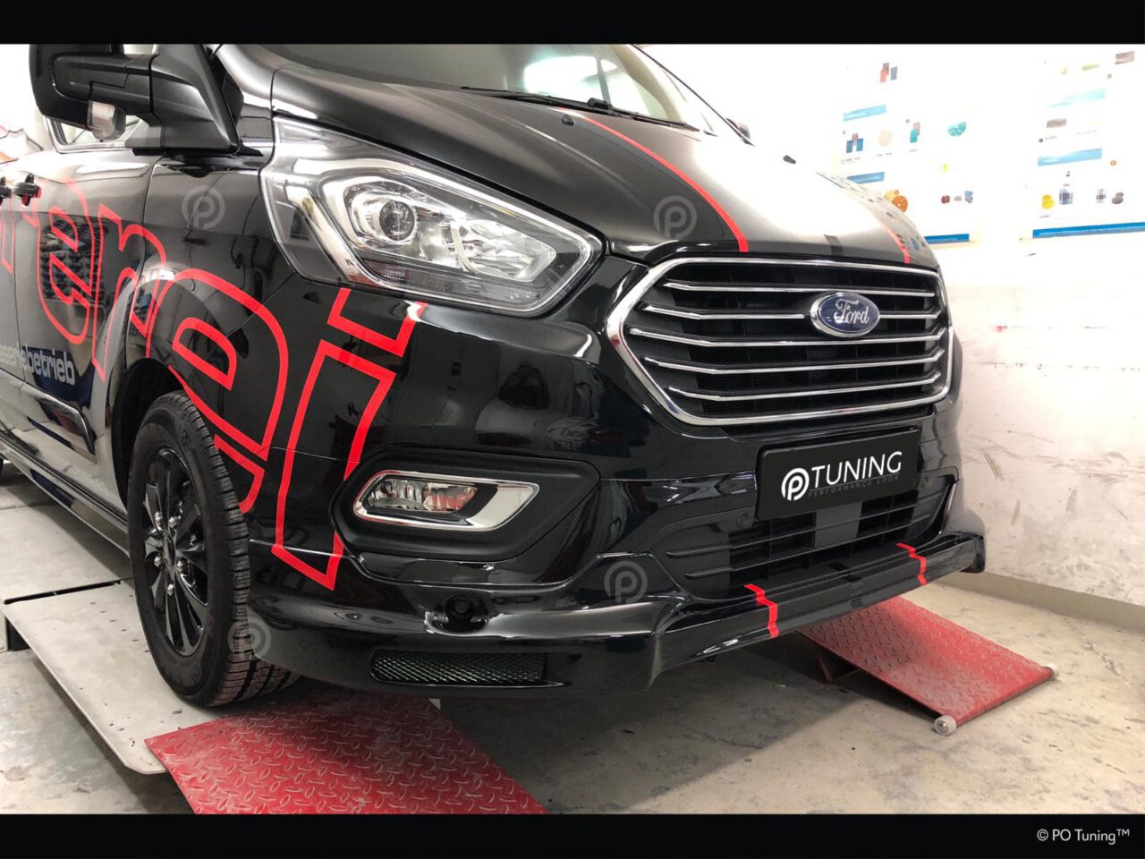 FORD TRANSIT CUSTOM FACELIFT - PO Tuning performance look