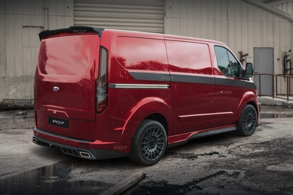 PASSEND FÜR FORD TRANSIT CUSTOM FACELIFT FRONTSTOßSTANGENANSATZ – PO ...